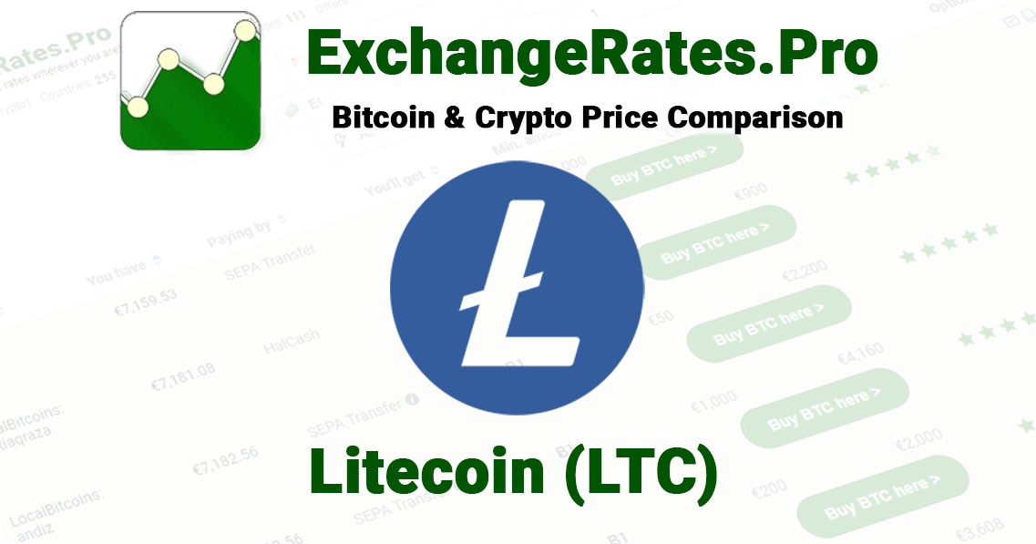Litecoin (LTC) exchanges comparison: buy, sell, swap
